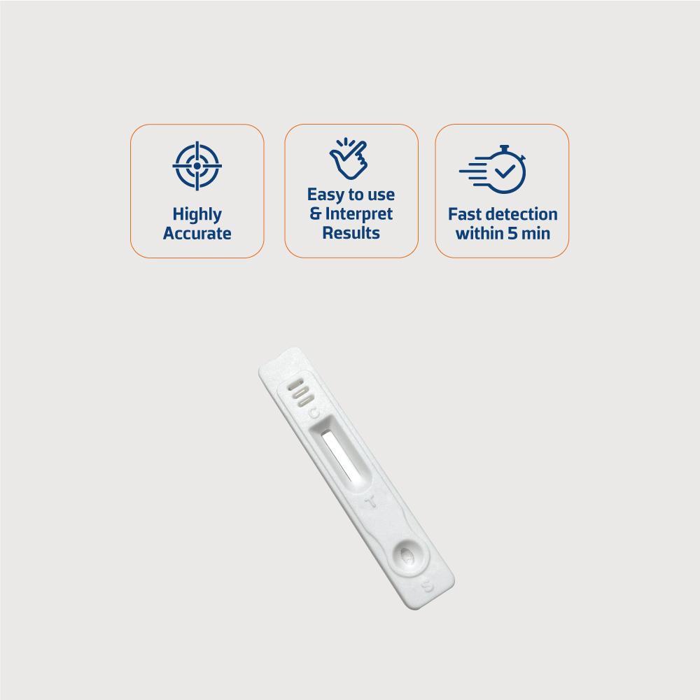 Pregnancy Test Kit - Pack of 5 Testing Devices | Dr Amgenic